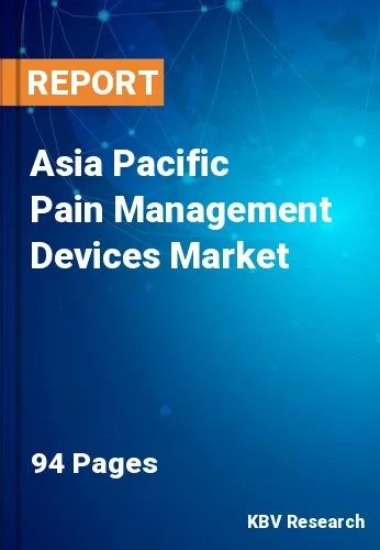 Asia Pacific Pain Management Devices Market Size & Share 2026